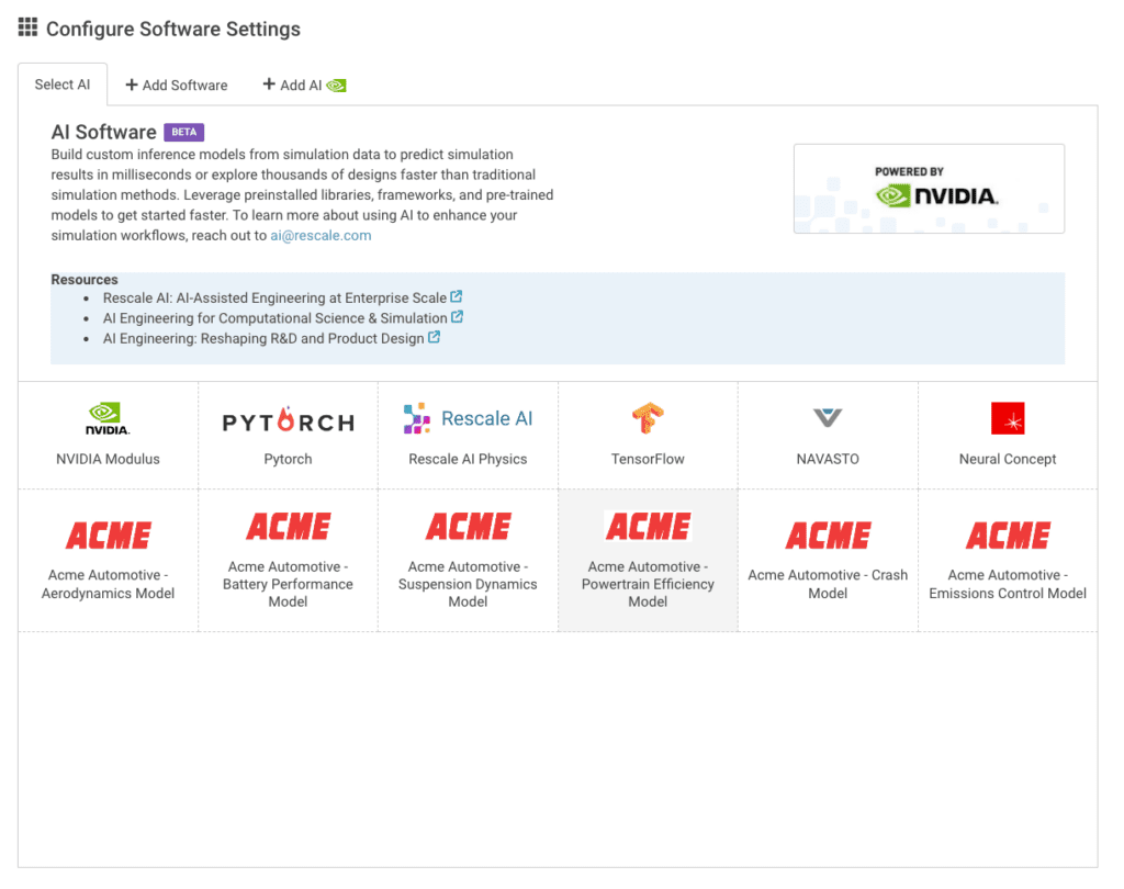 AI Model Library: Ready-to-Deploy AI - Rescale
