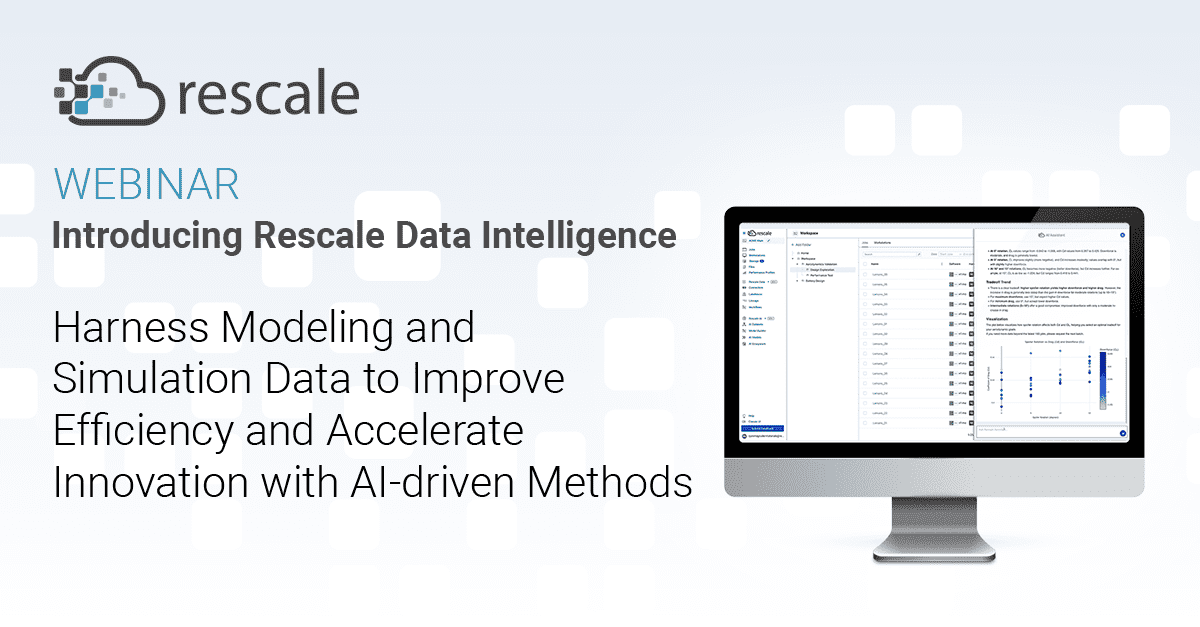 Rescale Data Intelligence Webinar - Rescale