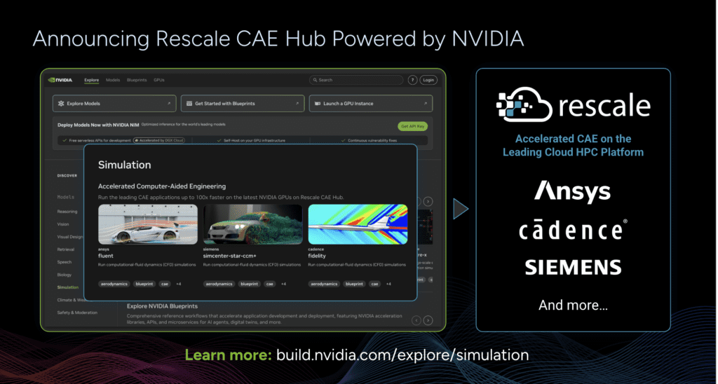 Rescale at GTC 2025: AI and GPUs' Impact on Computational Engineering and HPC - Rescale